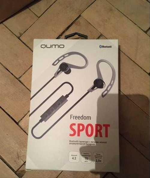 Беспроводные наушники Qumo freedom sport