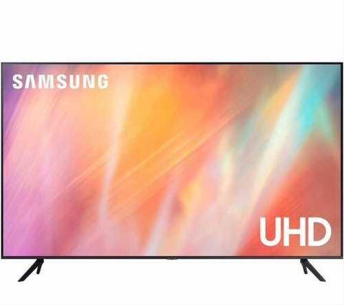 55" Телевизор Samsung UE55AU7170 LED, HDR, черный