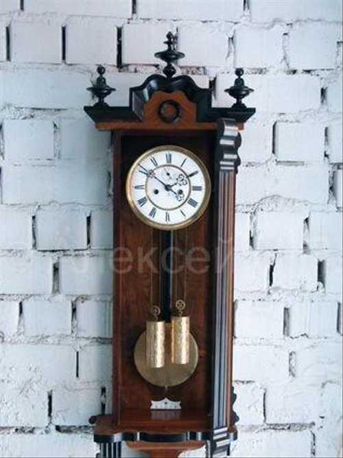 Gustav Becker. Антикварные настенные часы с боем