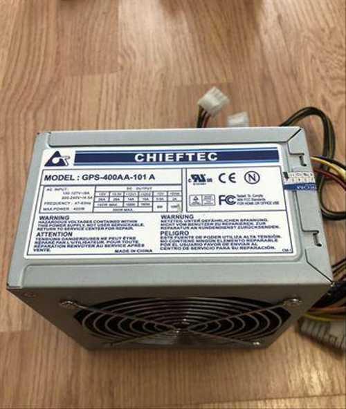 Блок питания 400w Chieftec GPS-400AA-101 A