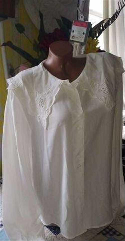Блуза белая винтаж freesize
