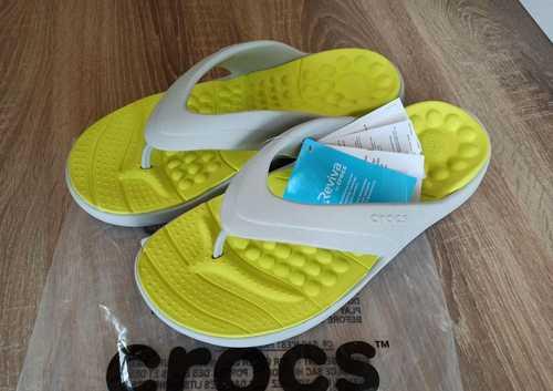 Шлепанцы Сланцы Crocs Reviva flip