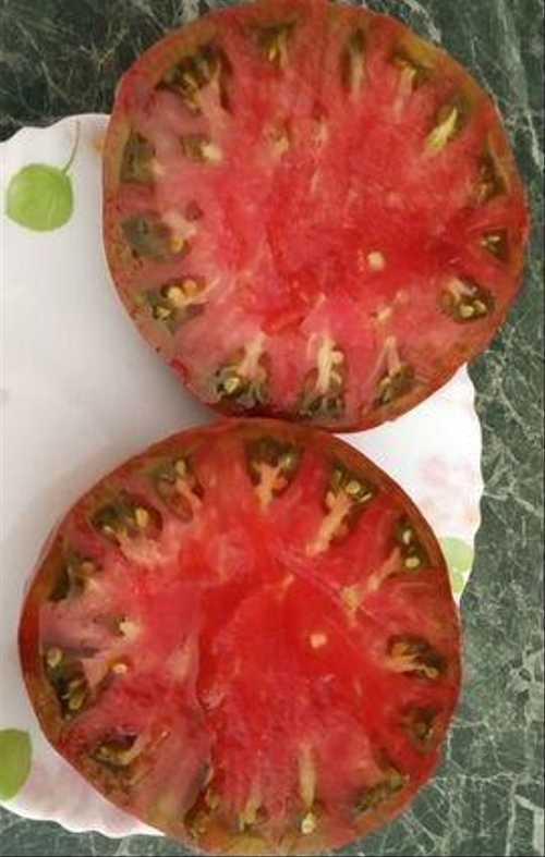 Семена коллекционных томатов - тёмно-бордовые
