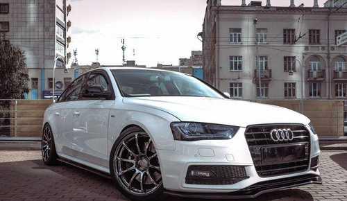 Сплиттер(передний и боковые) audi a4 b8