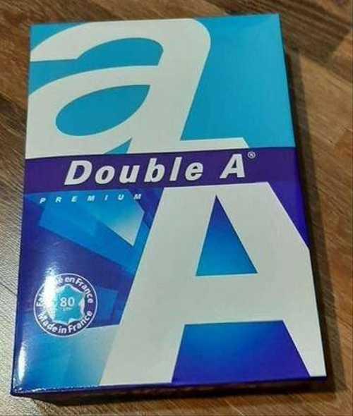 Бумага Double A A4 80g/m2 500 листов A+