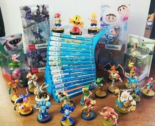 Nintendo Wii U Лицензионные игры + Amiibo