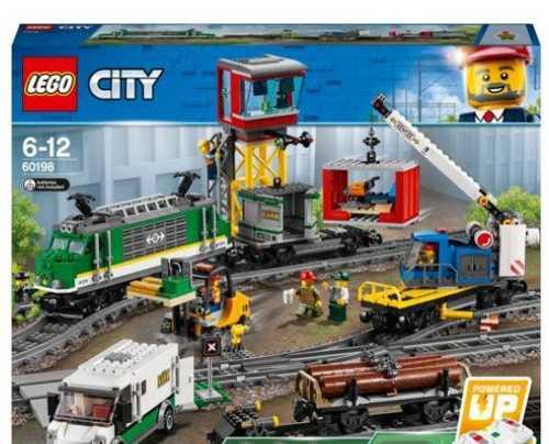 Конструктор lego City Trains 60198 Товарный поезд