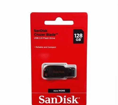 Флешка 128GB SanDisk CZ50 Cruzer Blade, USB 2.0