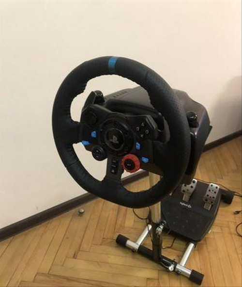 Игровой руль logitech g29 + стойка wheel stand pro