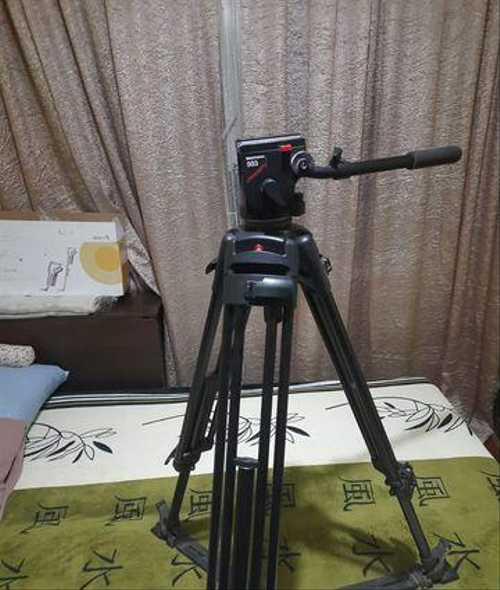 Штатив Manfrotto 525 MVB с головой Manfrotto 503