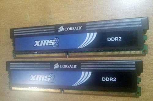 Corsair XMS2 ddr2 2x2gb 1066 pc-8500