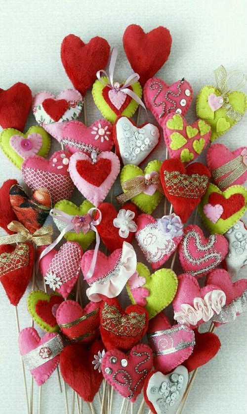 Сердце валентинка ручной работы