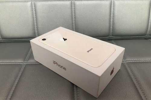 Коробка iPhone 8 Gold 256 Gb