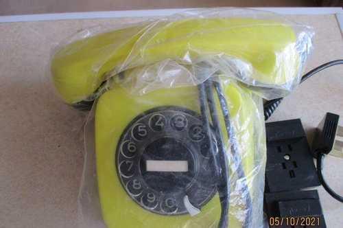 Новый телефонный аппарат дисковый 1986 г. Болгария