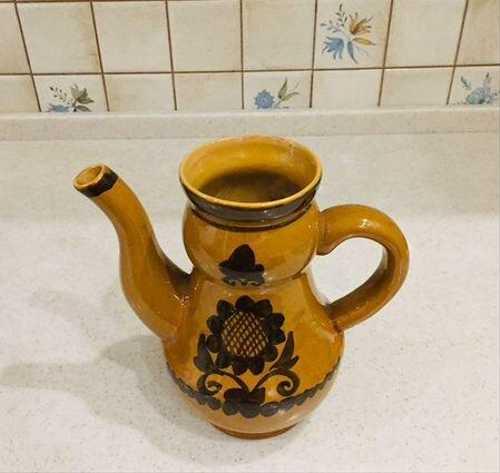 Глиняный кувшин (чайник) СССР