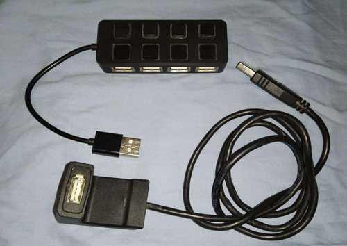 USB разветвитель и удлинитель