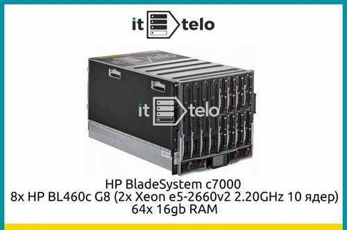Блейд-система HP с7000+8x BL460сG8