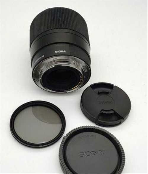 Объектив Sigma 30 mm f/1.4 Sony E + полярик фильтр