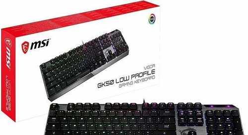 Клавиатура механическая MSI Vigor GK50 low profile