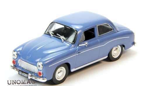 1:43 Syrena 104, Автолегенды СССР 174, голубой