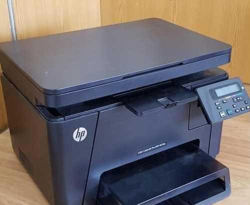 Цветной мфп HP LaserJet Pro MFP M176n