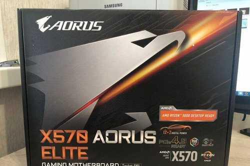 Материнская плата gigabyte X570 aorus elite AM4