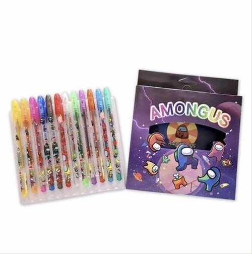 Цветные ручки Amongus