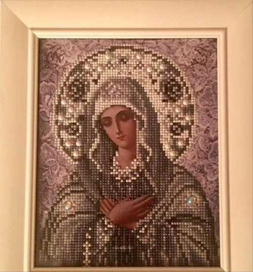 Картина алмазная мозаика «Икона Пресвятая Богороди