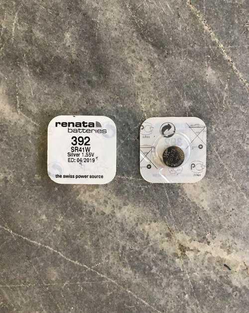 Батарейка Renata 392 (SR41SW) 1.55V
