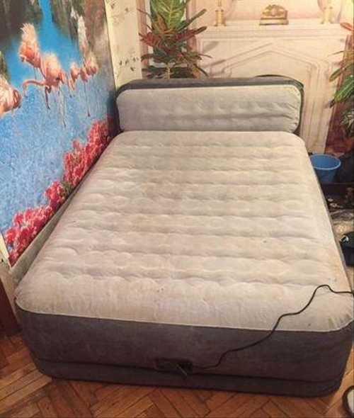 Надувная кровать двуспальная кровать с насосом | Festima.Ru .