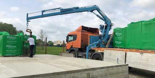 Газоблок вкб (зеленая упаковка) с разгрузкой
