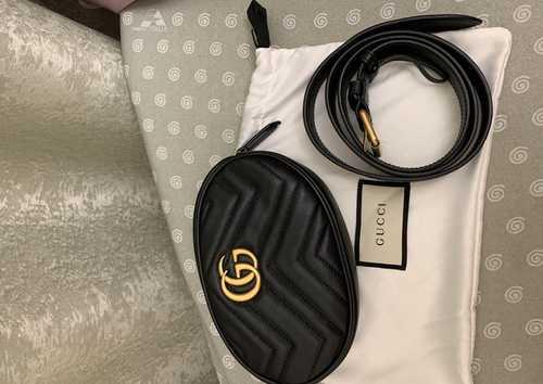 Gucci GG Marmont оригинал сумка на пояс