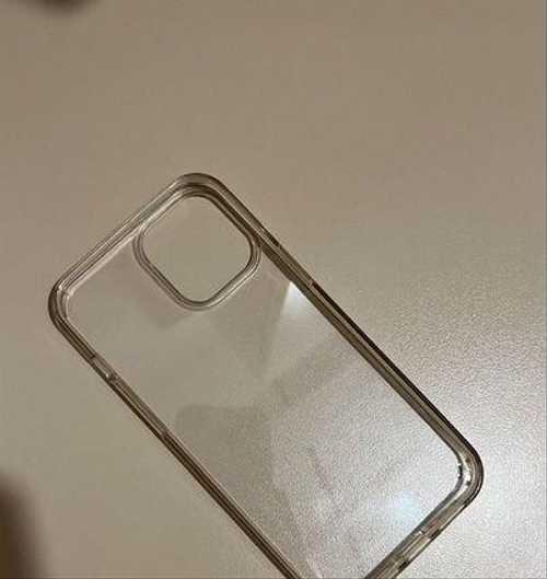 Прозрачный чехол на iPhone 12 pro max
