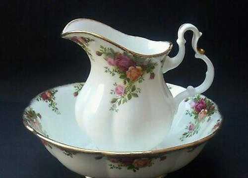 Большой кувшин и большой салатник Royal Albert Old