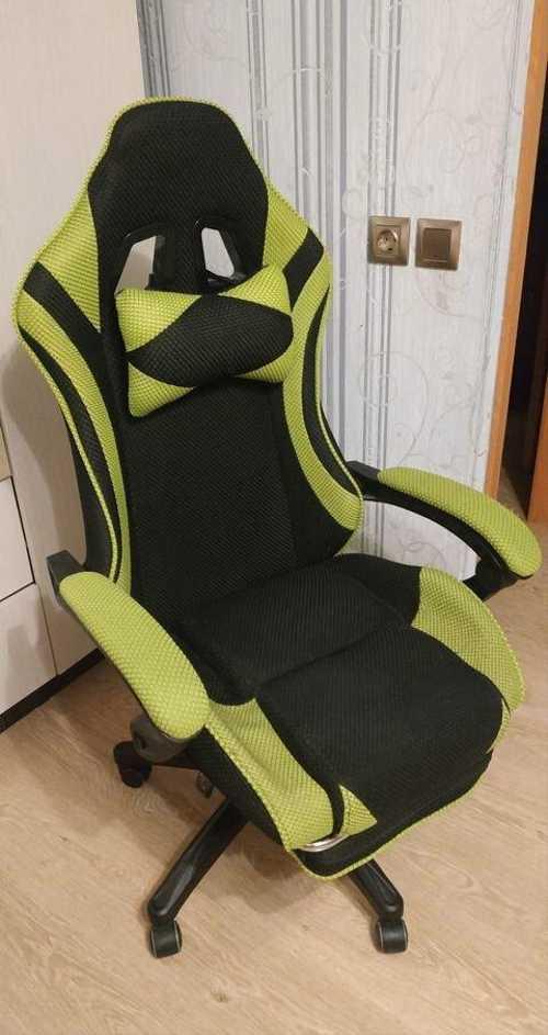 Кресло игровое Barneo K-140 Green Edition