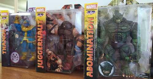 Diamond Select - Juggernaut, Abomination, Thanos