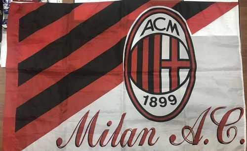Флаг AC Milan (фк Милан)