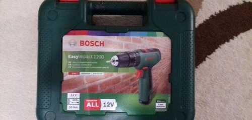 Аккумуляторная ударная дрель-шуруповерт Bosch