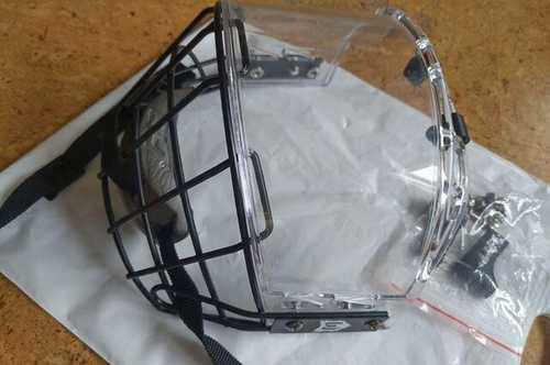 Хоккейный комбовизор маска+решетка