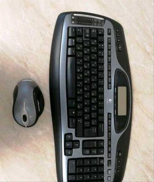 Беспроводная мышь + клавиатура logitech mx 5000