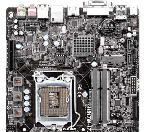 Материнская плата ASRock H81TM-ITX