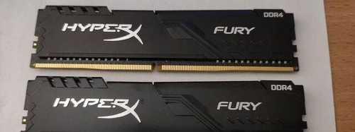 DDR4 Kingston HyperX fury 3200mhz kit 2x8GB