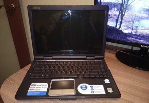 Ноутбук asus F80L 14'' + SSD 240 Гб + новый аккум