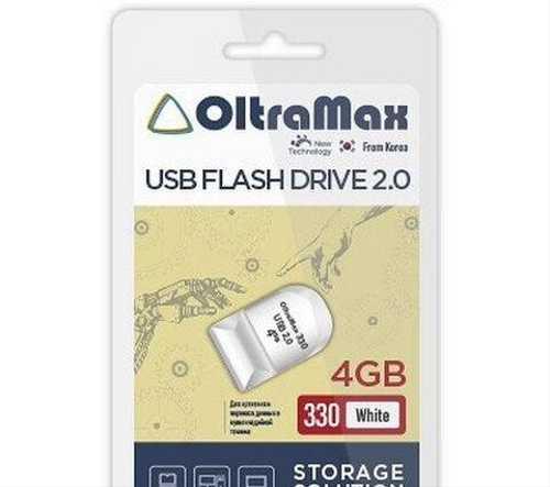 USB Flash 4GB Oltramax (330) белый