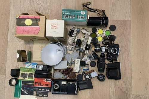 Фотоаппарат Зенит 11, 5 объективов, оборудование