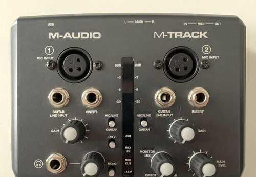 Внешняя аудиокарта (интерфейс) M-audio M-track