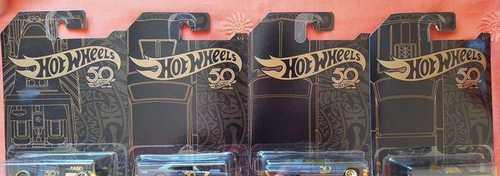 Hot wheels 50th anniversary black gold