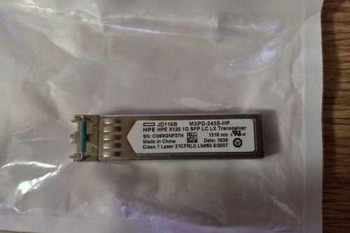 SFP трансивер Hewlett Packard Enterprise X120 1G S