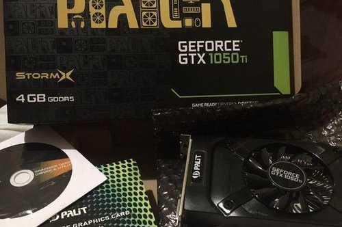 Видеокарта Palit GeForce GTX 1050 Ti StormX 4Gb