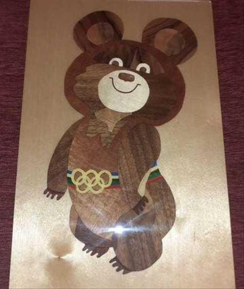 Олимпийский мишка панно